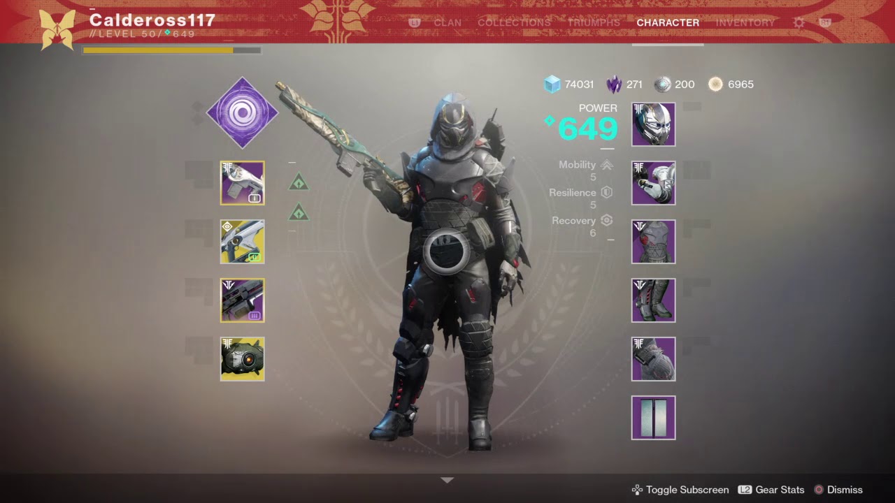 Destiny 2 Hammerhead with Obsidian radiance - YouTube