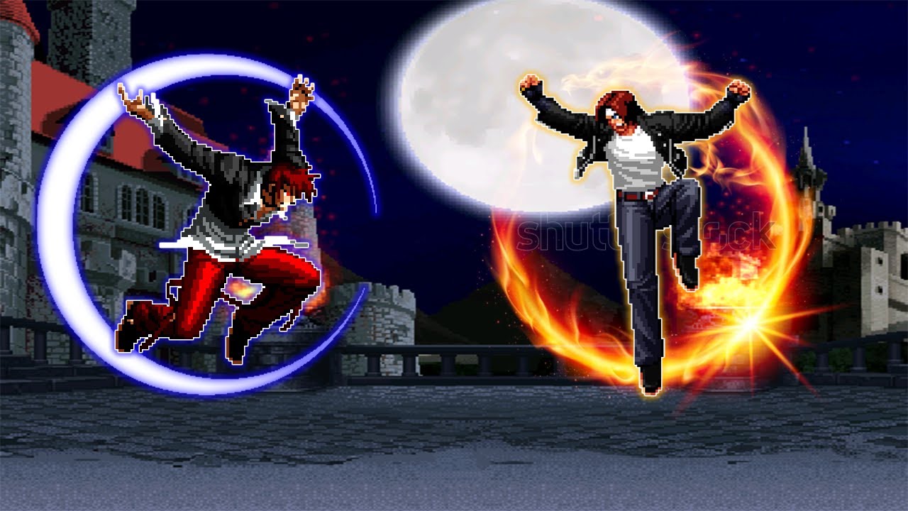 [KOF MUGEN] Passing Iori VS Kyo Kusanagi XV - YouTube