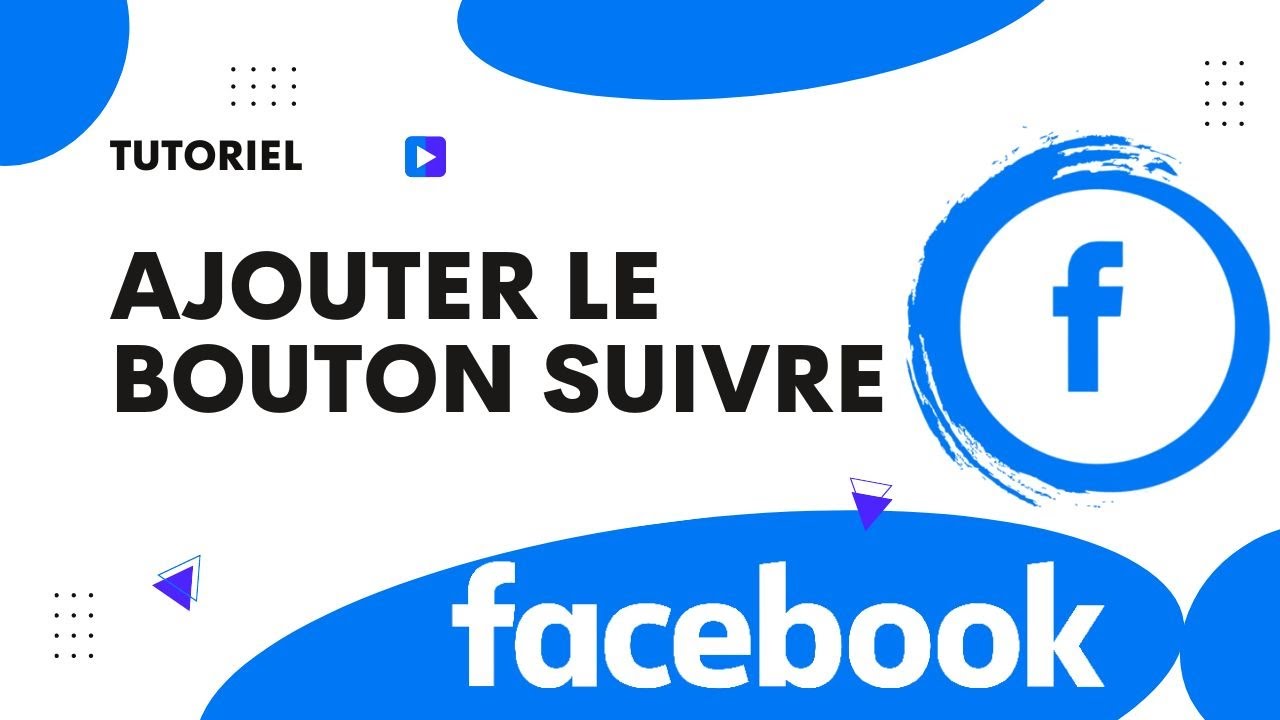 Comment ajouter le bouton suivre sur Facebook - YouTube