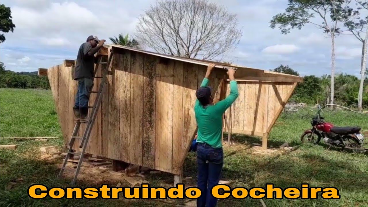 vida na roça: Construindo Cocheira para Colocar sal pro gado 🐄🐃 - YouTube