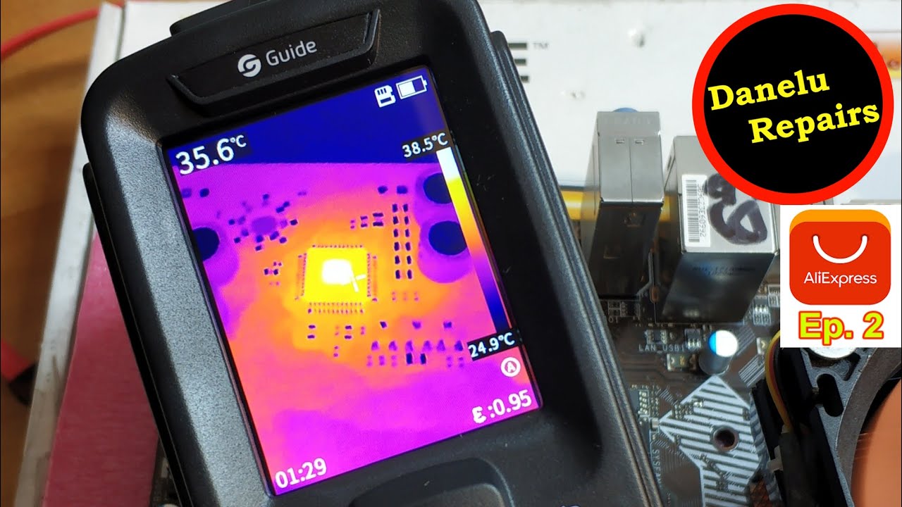 Cameră termică Guide PC210 - Unboxing - YouTube