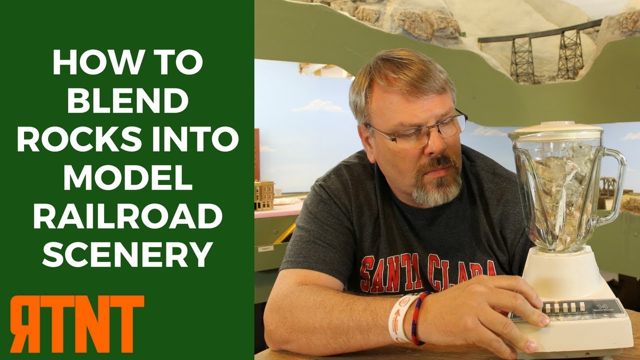 How to Blend Rock Castings into Model Railroad Scenery - YouTube