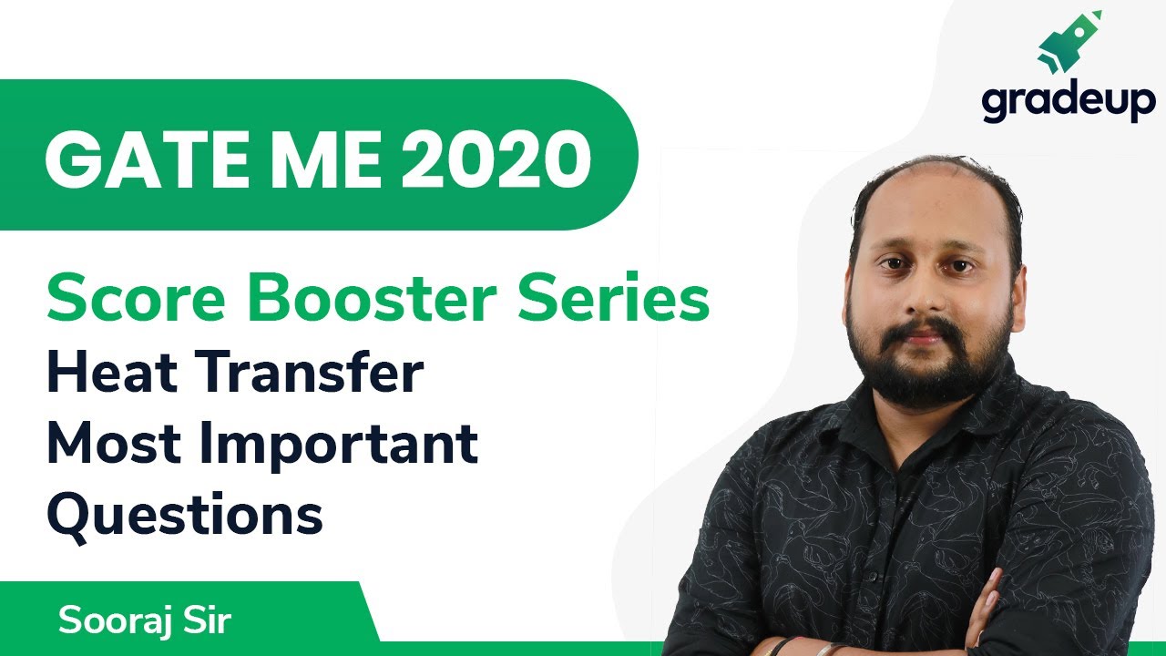 Most Important Questions | GATE ME 2020 | Heat Transfer| Score Booster ...