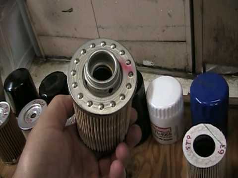 9 OIL FILTERS CUT AWAY ( LOOK INSIDE) AND RANDOM CATTAGE - YouTube