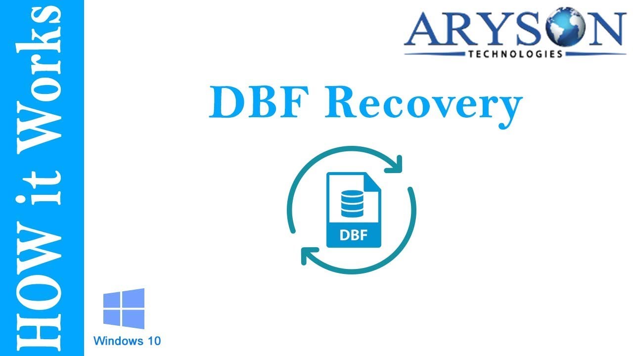 How to Repair DBase using Aryson DBF Recovery Software - YouTube