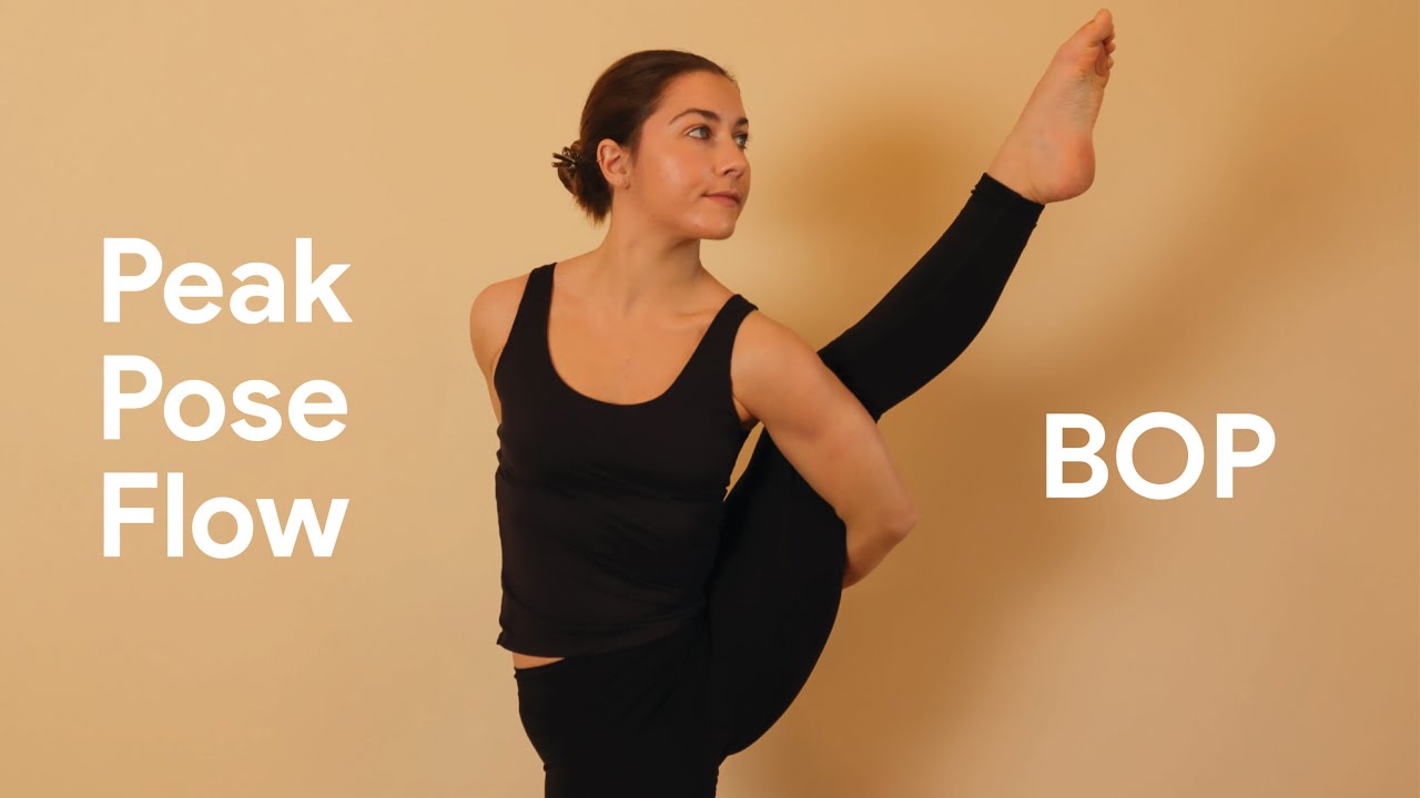 45 Min Intermediate Yoga Flow | Peak Pose Bird Of Paradise - YouTube