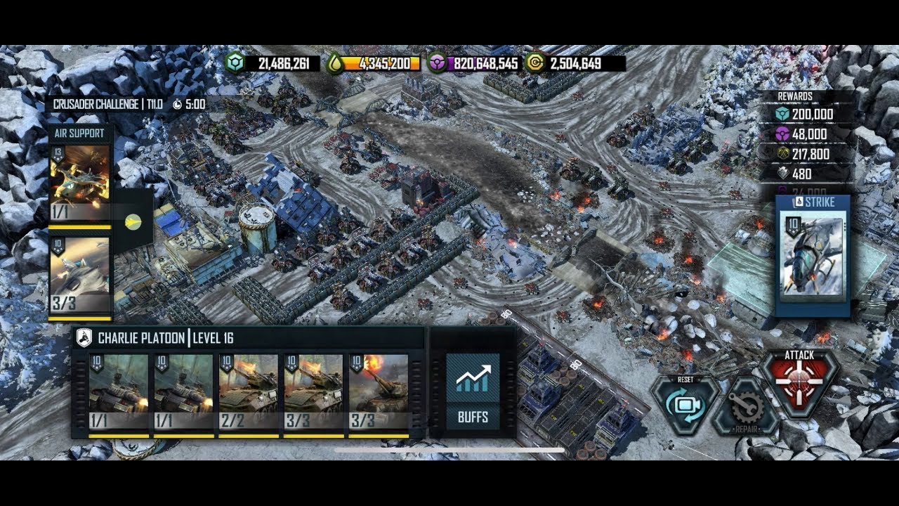 War Commander: Rogue Assault - Hidden Valley (T11.0) [T10 HVs + Titanus ...