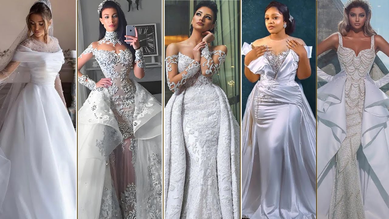 100+ Stunning Wedding Dress Styles | Mermaid, High neck long sleeve ...