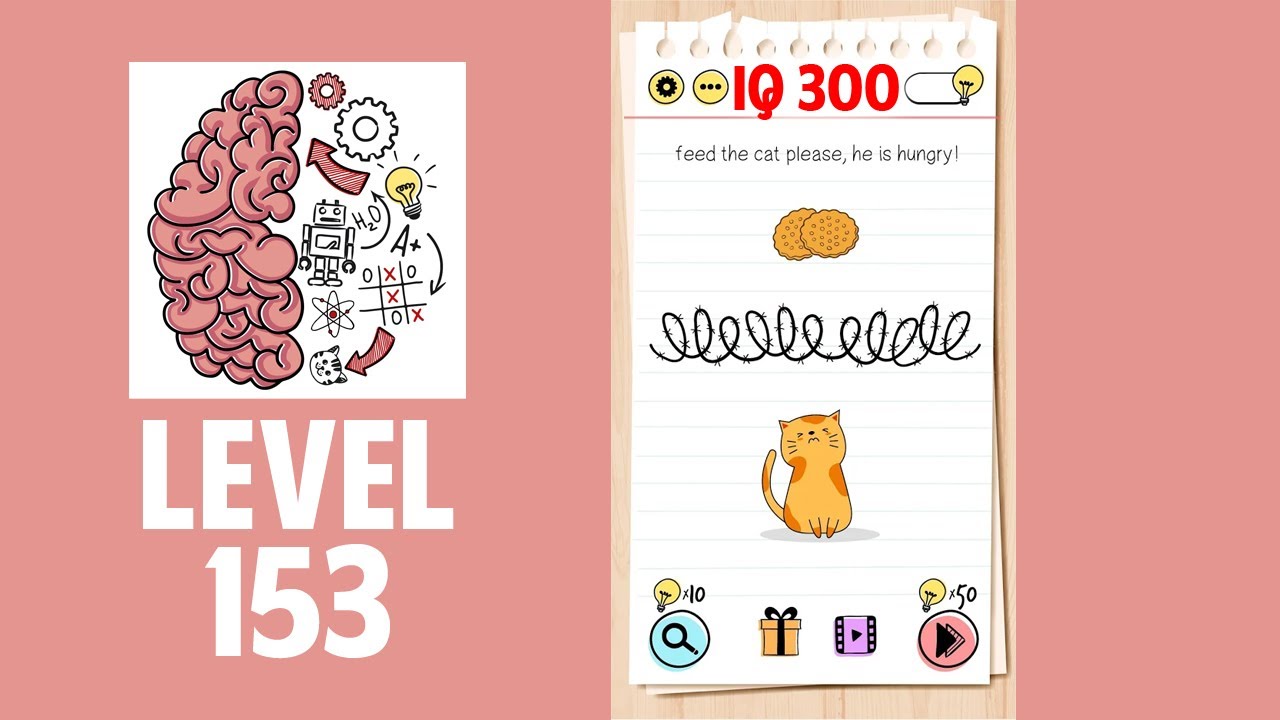 Brain Test Level 153 Walkthrough - YouTube