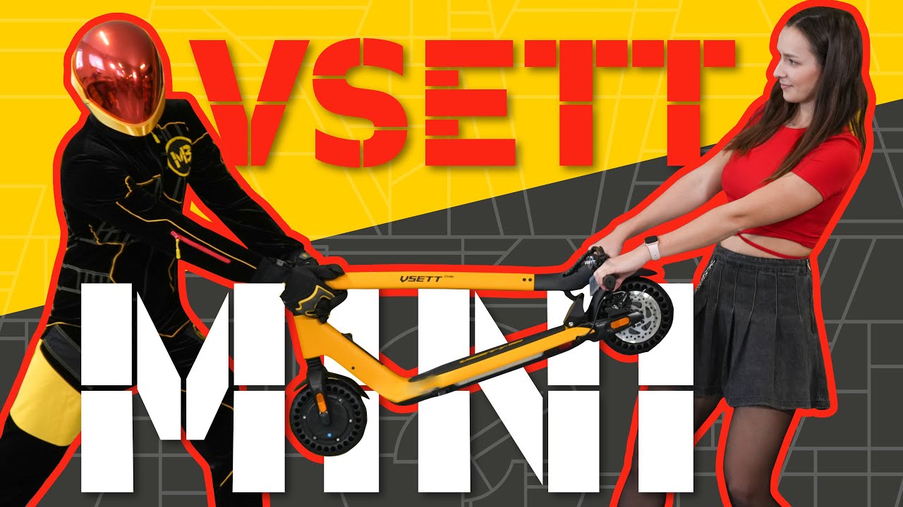 Unboxing Vsett Mini electric scooter: Small dimensions, big equipment ...