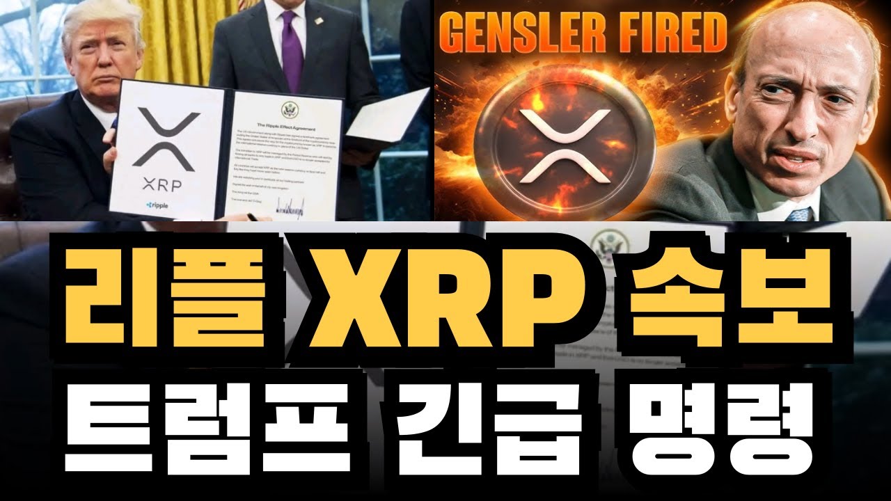 리플코인 트럼프 긴급 명령으로 리플코인 60000 대폭등하나 리플 리플코인 리플전망 리플호재 리플목표가 Youtube