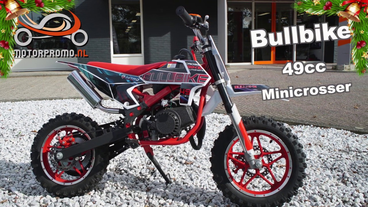 Mini bike / Mini crosser / crossmotor Bullbike 49cc 2 takt van ...