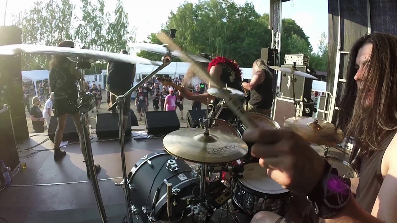 Toni Merkel - Divine Manhunt - Sabiendas Drumcam - YouTube