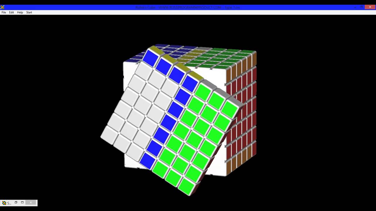 Tutorial Virtual del Cubo de Rubik 7x7x7 Paridades #1 | El Friki de los ...