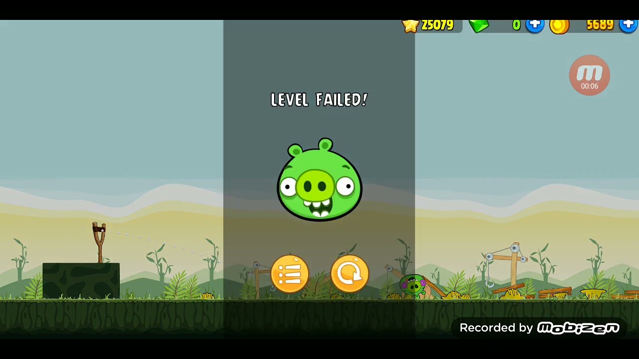 Angry Birds Classic Piggs Level Failed - YouTube