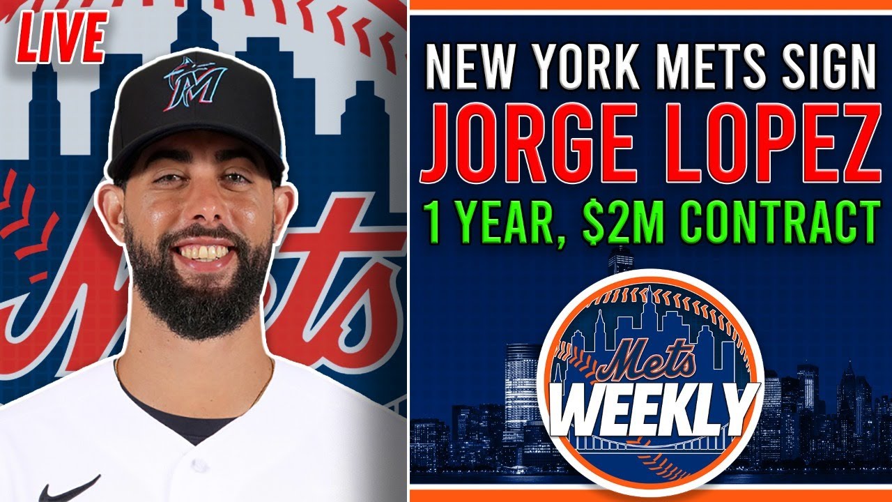 BREAKING: Mets sign RHP Jorge Lopez to a 1 yr/$2M Contract (Offseason News & Rumors) - YouTube