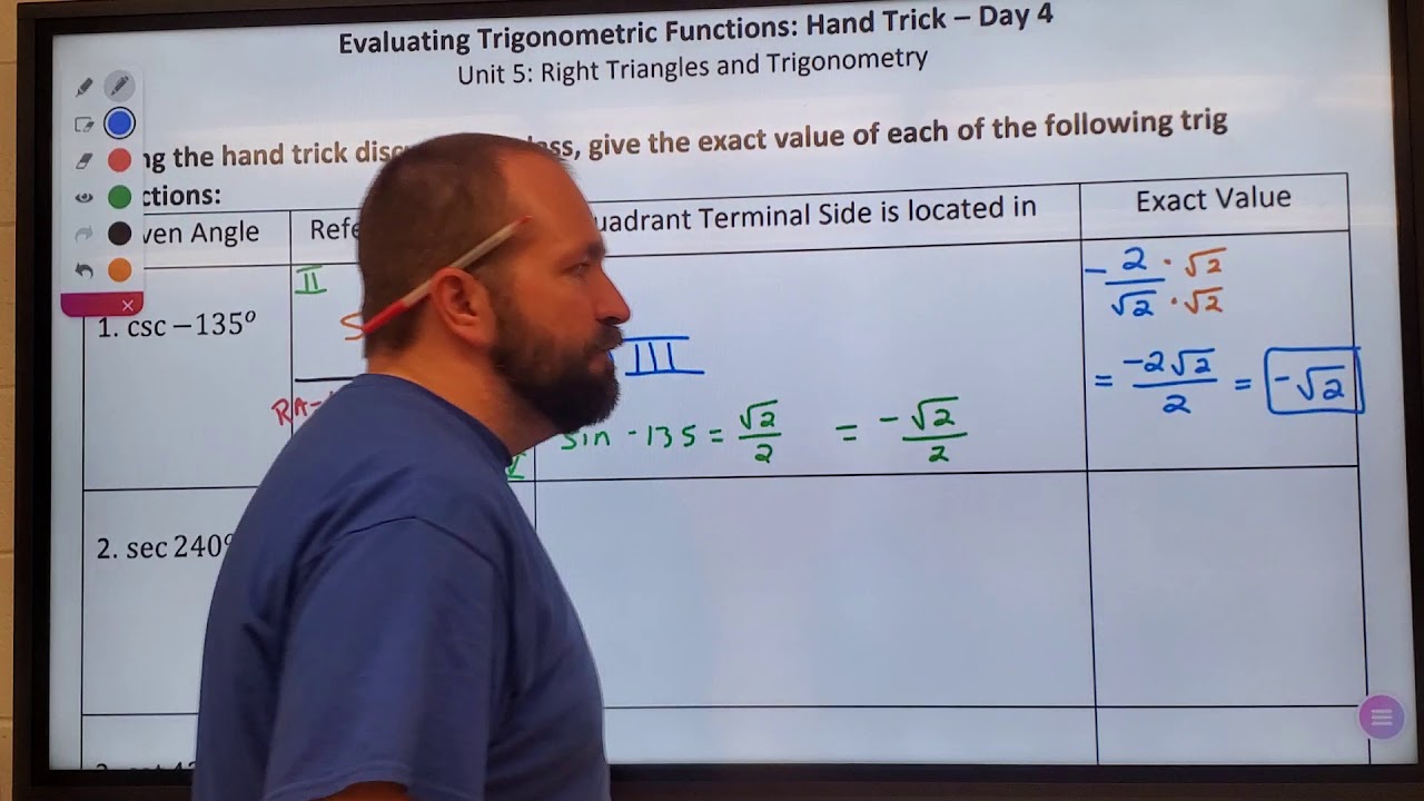 The Hand Trick - Reciprocal Functions - YouTube