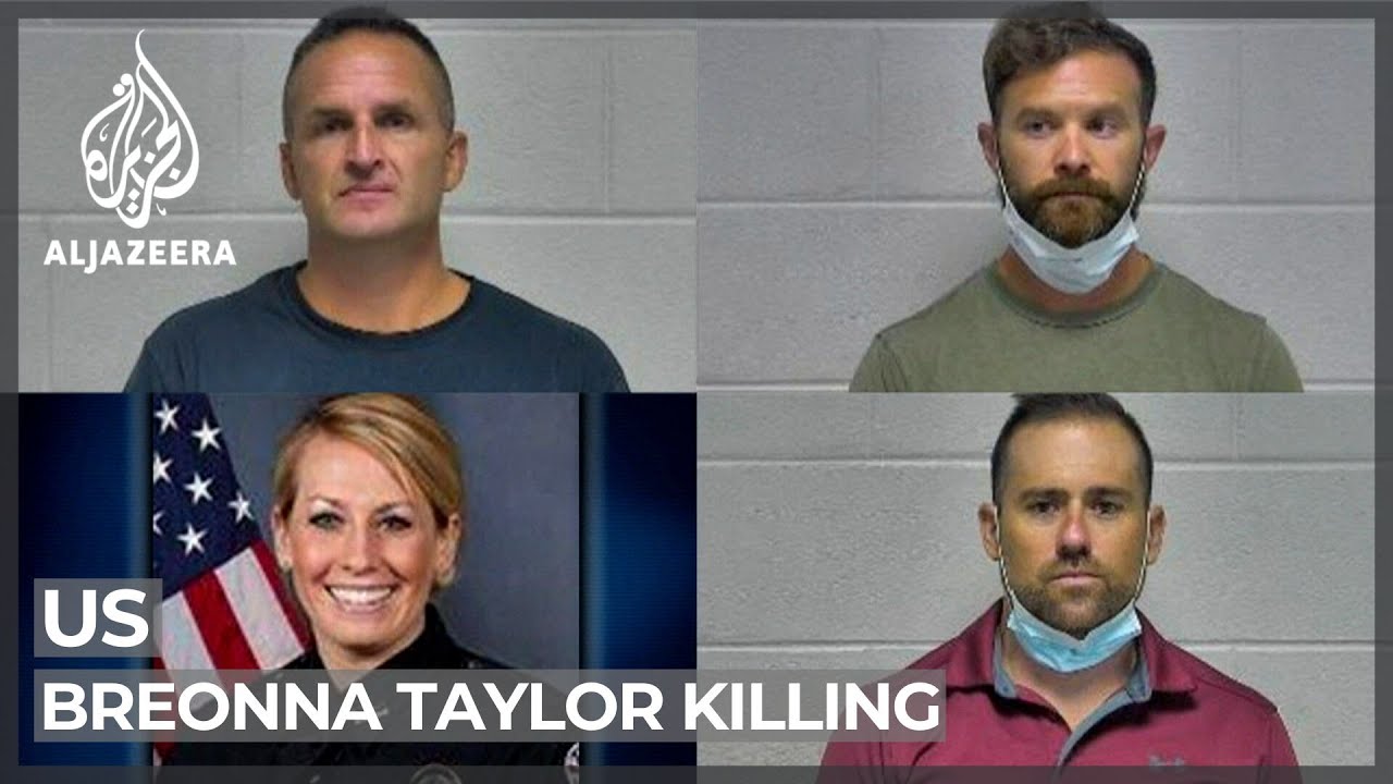 US charges four police officers in killing of Breonna Taylor - YouTube