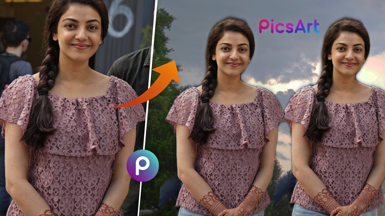 PicsArt Photo Editing Background Change | How to Change Background of ...
