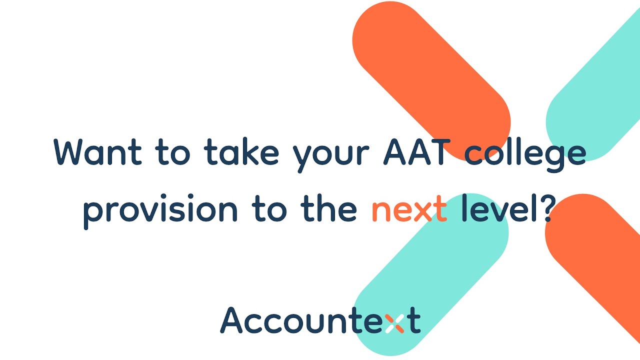 Introducing Accountext - AAT study resources for colleges - YouTube