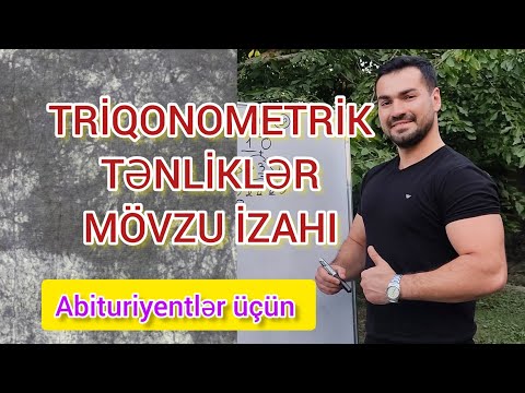 Triqonometrik tənliklər-Mövzu izahı #riyaziyyat #triqonomtriya #matematik #maths