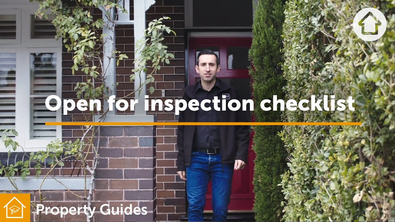 Open for inspection checklist | Realestate.com.au - YouTube