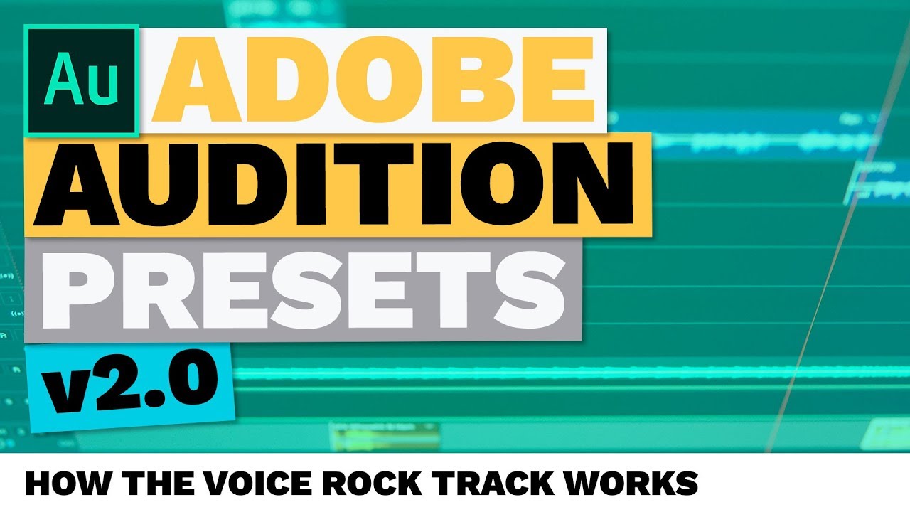 How The Voice Rock Track Works (Adobe Audition Presets) - YouTube