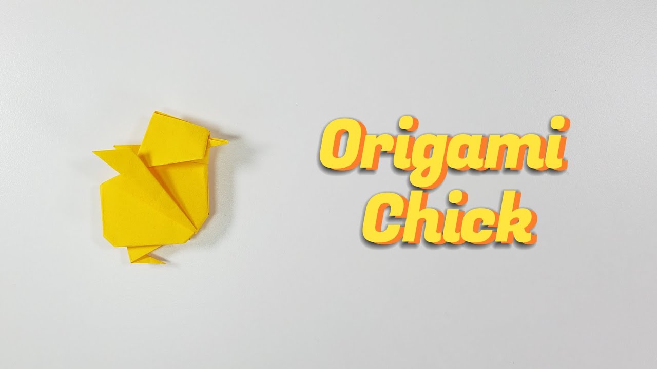 Cute and Easy Origami Chick - How-To | Step by Step Tutorial | DIY ...