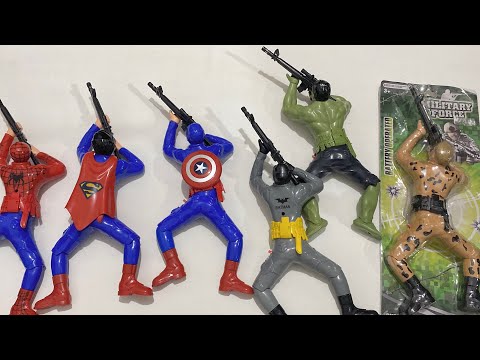 superman captain amerika spiderman  hulk unboxing Toys
