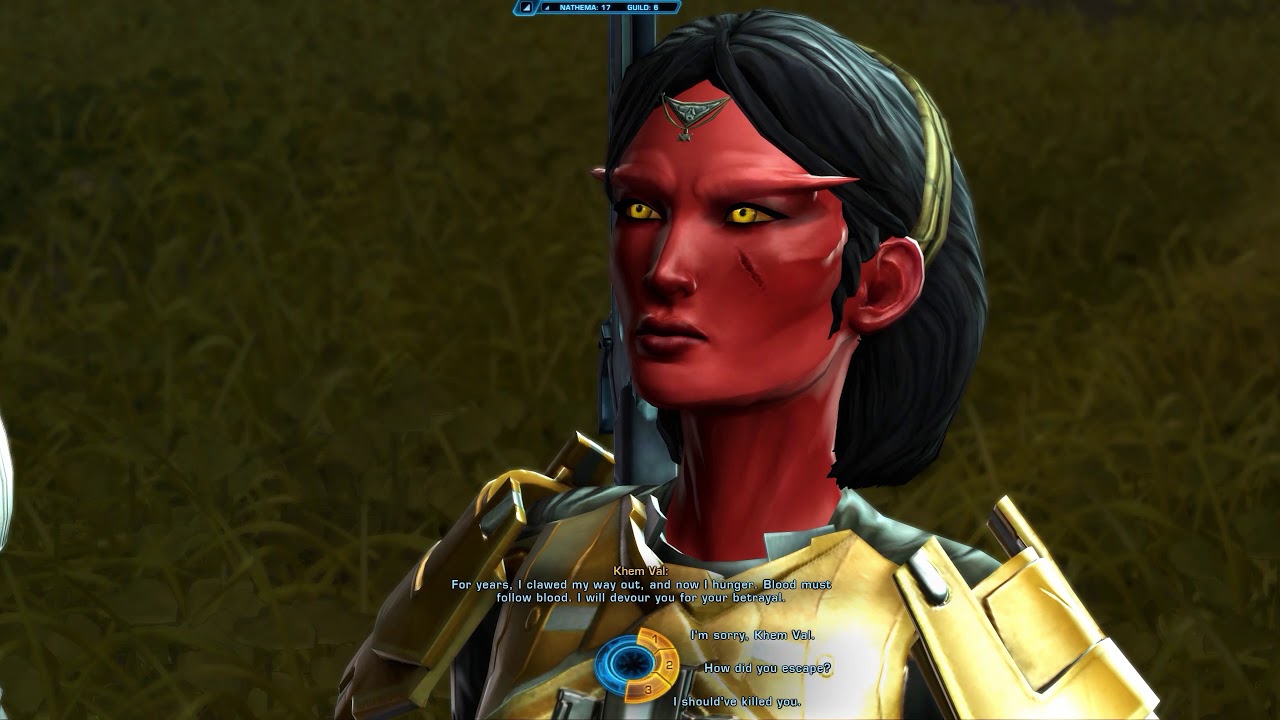 SWTOR Epic Scenes - Inquisitor Khem Imprisoned Nathema Bonus - YouTube