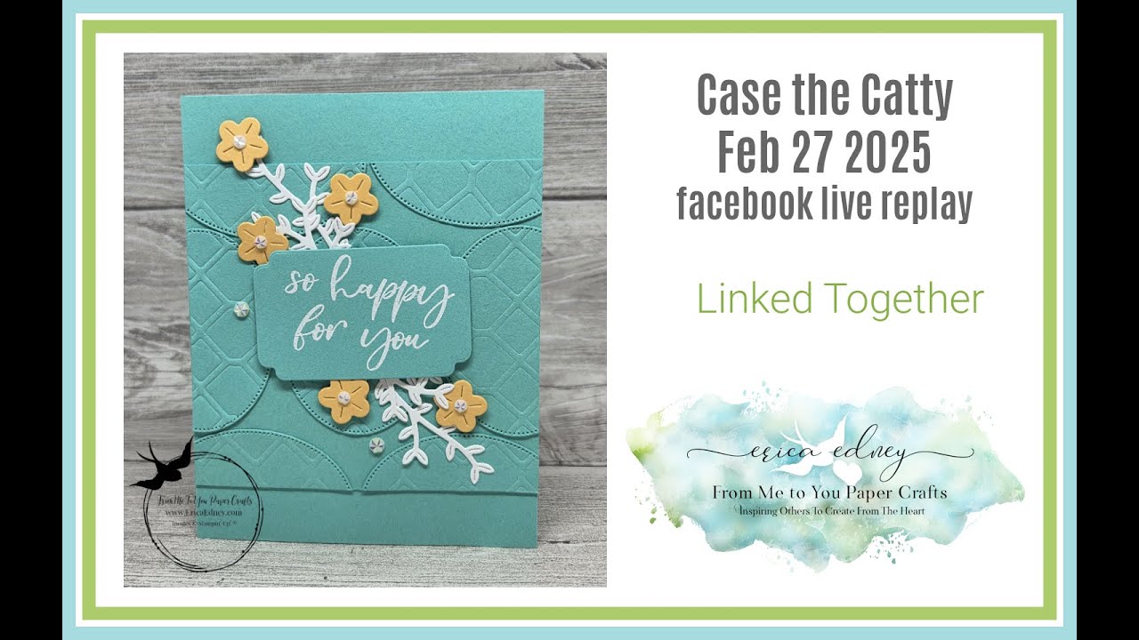 27 Feb 2025 Embossed Die Cut Linked Together - YouTube