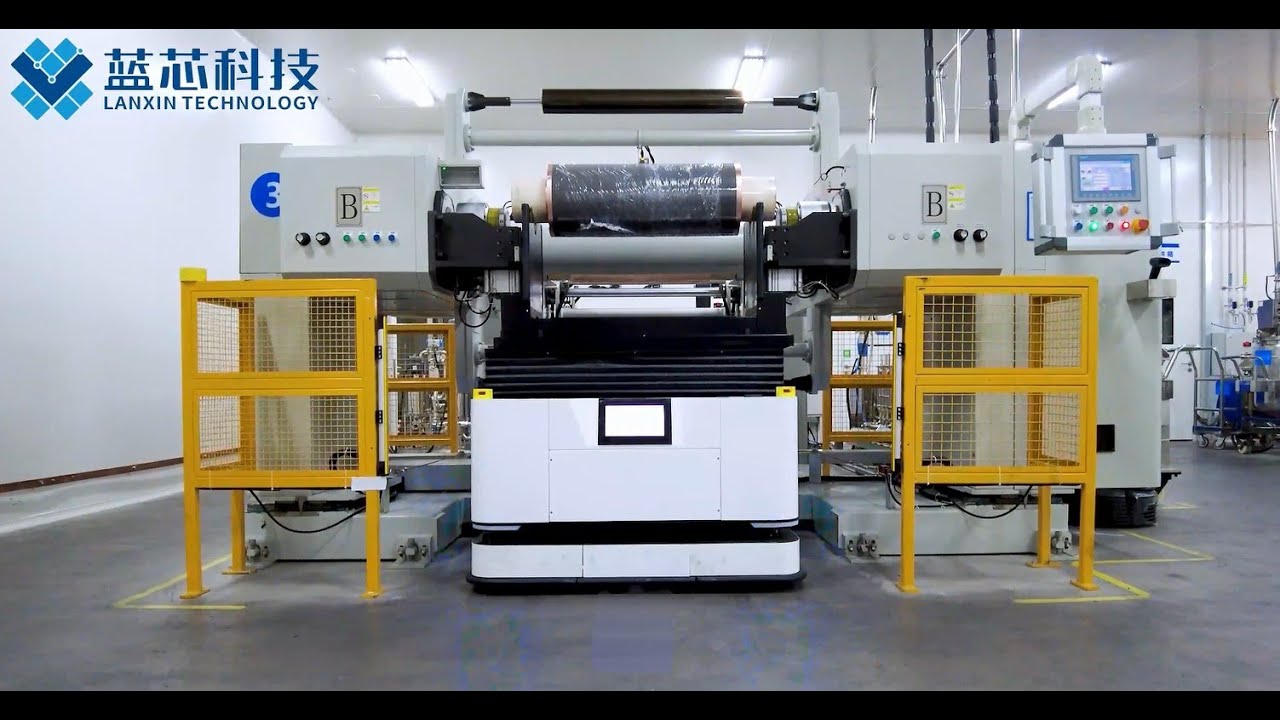 Roll Handling Robot for Lithium Factory - Industry Automation of ...