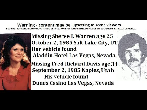 Missing Sheree Warren 10/02/85 Salt Lake City Fred Richard Davis UT 09 ...