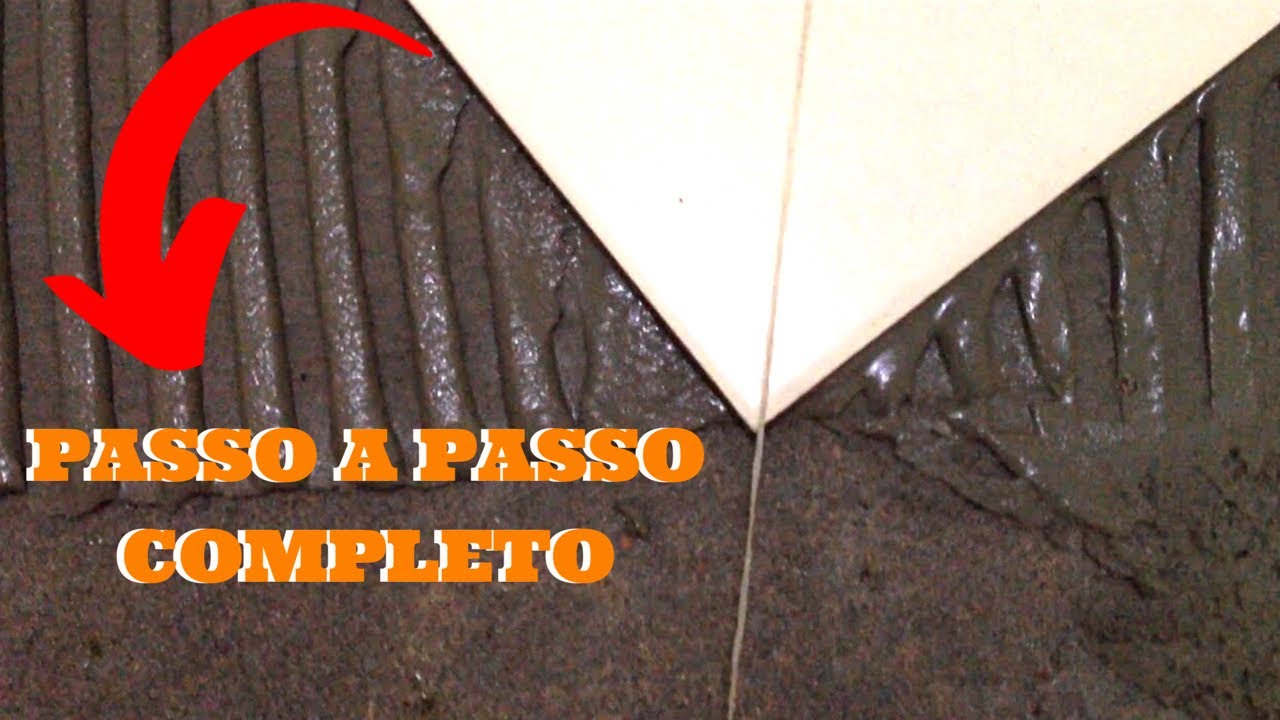 COMO COLOCAR CERÂMICA NA DIAGONAL FÁCIL / EASY WAY TO PUT DIAGONAL ...