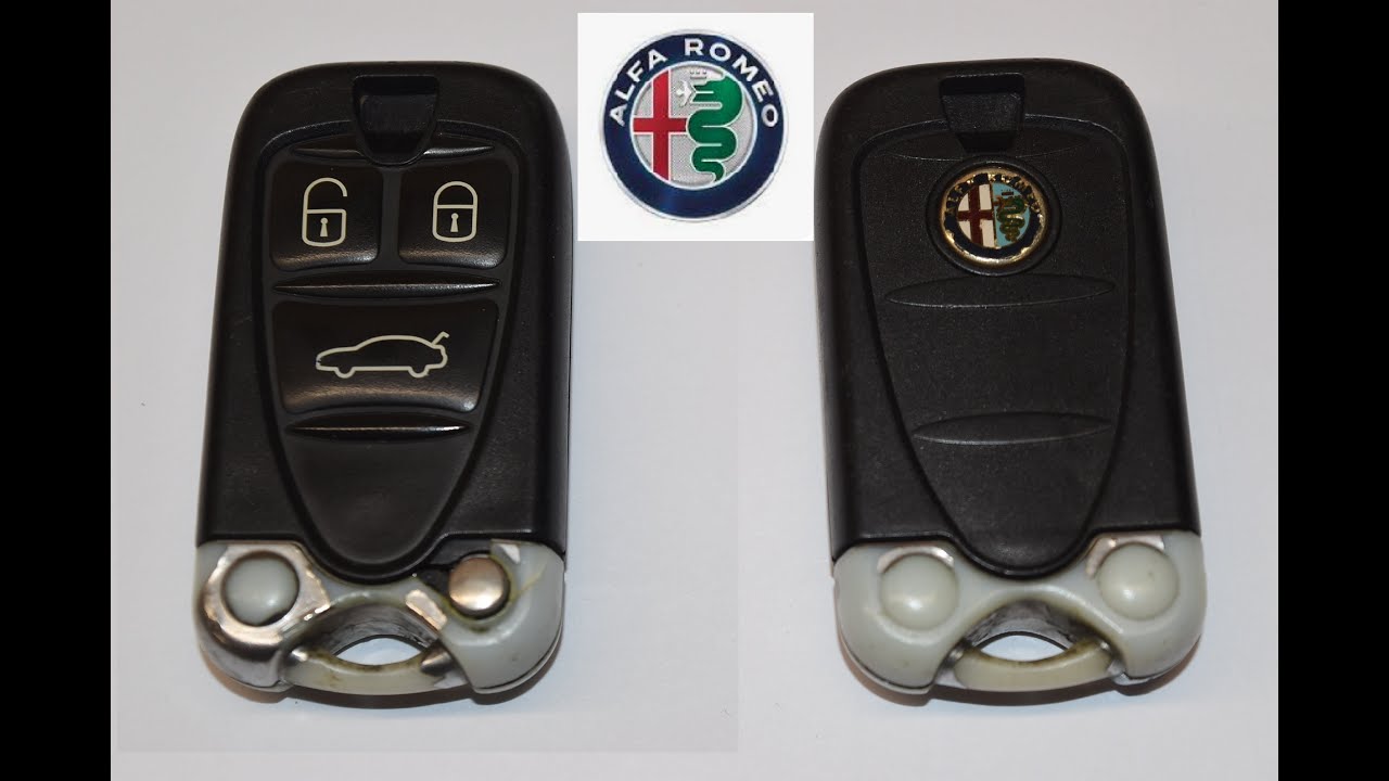 2005-2012 Alfa Romeo 159, Spider, Brera Key Fob Battery Replacement ...