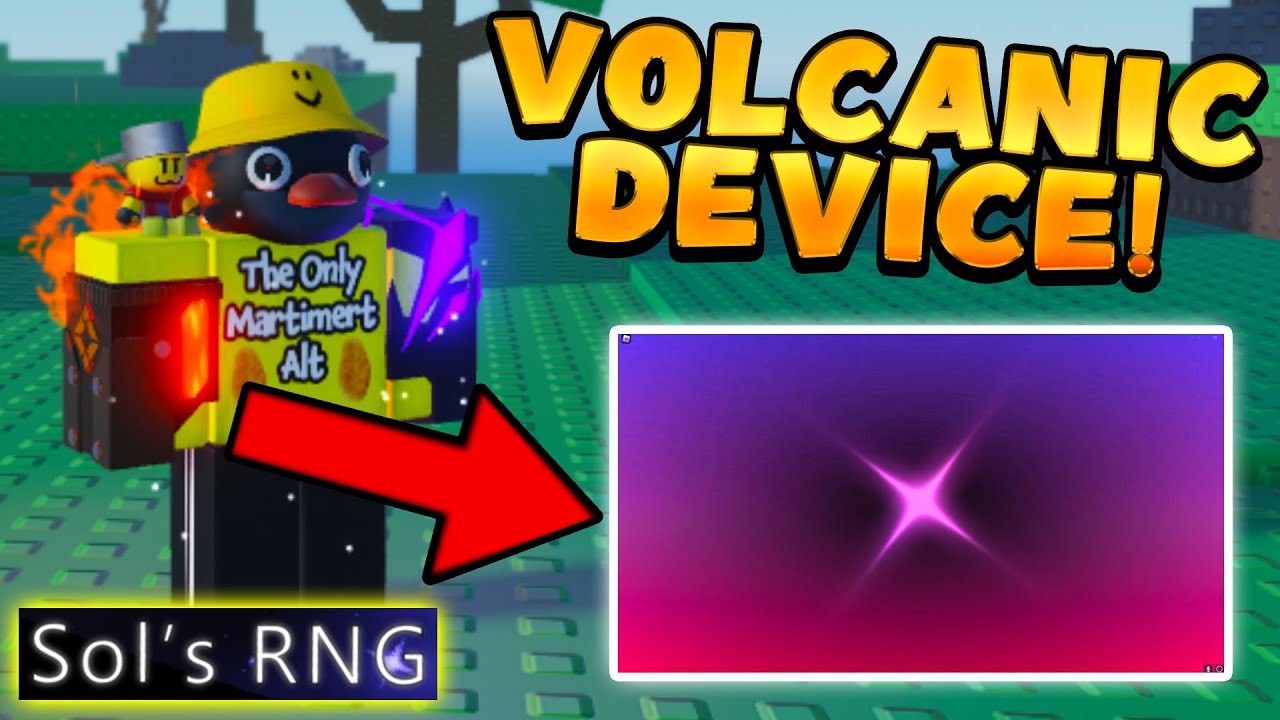 USING THE NEW VOLCANIC DEVICE WITH HEAVENLY 2 POTION IN SOLS RNG ERA 7 ...