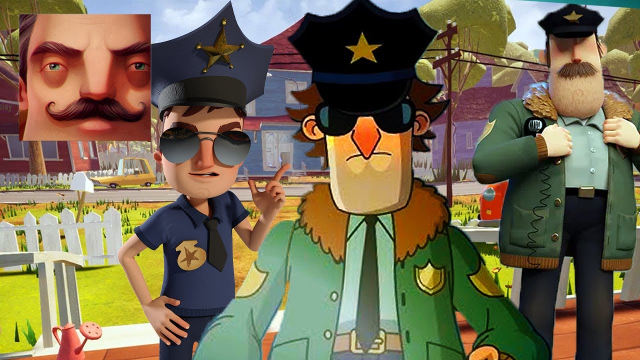 Hello Neighbor - My New Neighbor Hello Neighbor 2 Police Leslie ...