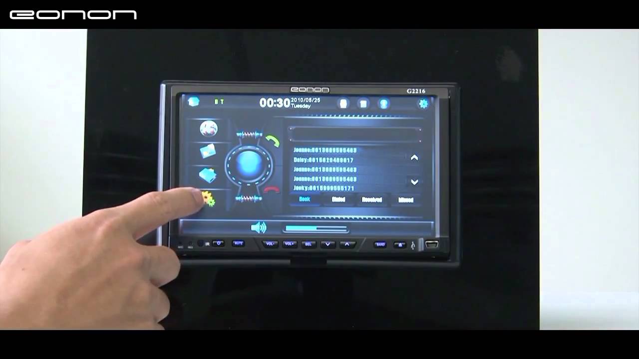 Eonon G2216 2 Din 7" Digital Slide Touch Screen Car DVD with GPS ...