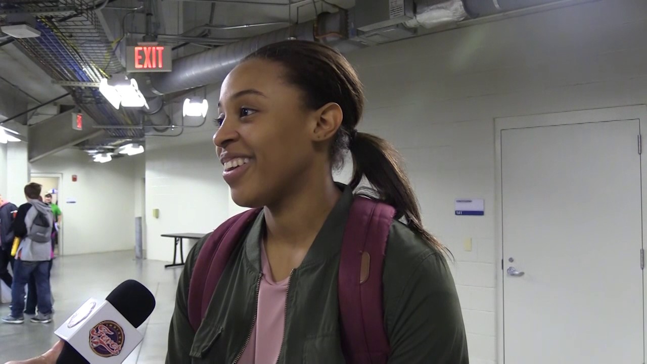 Postgame: Erica McCall on First WNBA Game – 170502 - YouTube