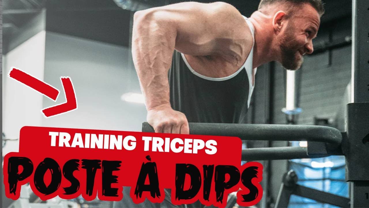 TRAINING TRICEPS À LA MAISON - POSTES À DIPS POUR RACKS DE MUSCULATION ...