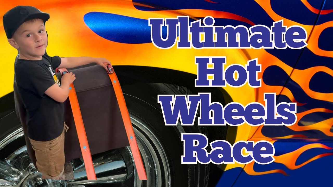 Ultimate Hot Wheels Race: 16 Cars, Couch Ramp to Treadmill Finish ...