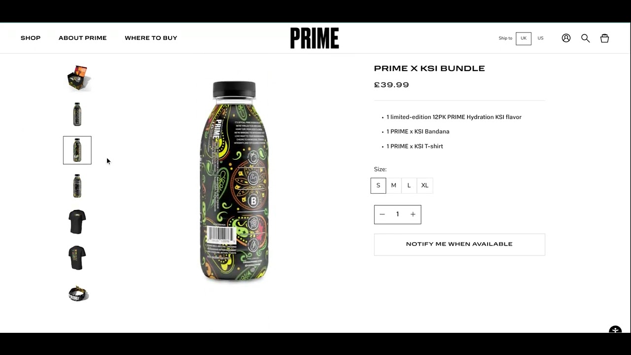 How to get KSI's PRIME BUNDLE #prime #ksi #new - YouTube