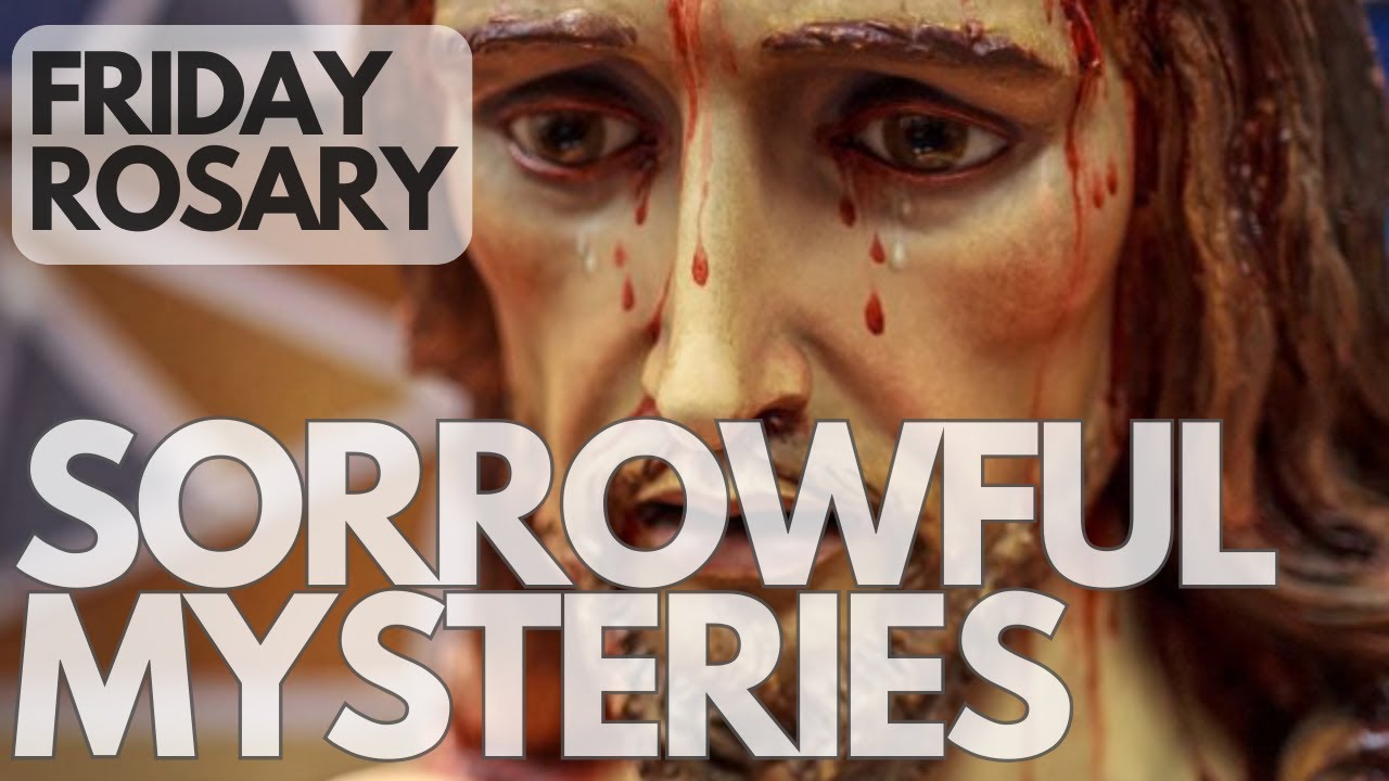 HOLY ROSARY FRIDAY FEBRUARY 16 2024🌷SORROWFUL MYSTERIES🌷NO INTERMEDIATE ...