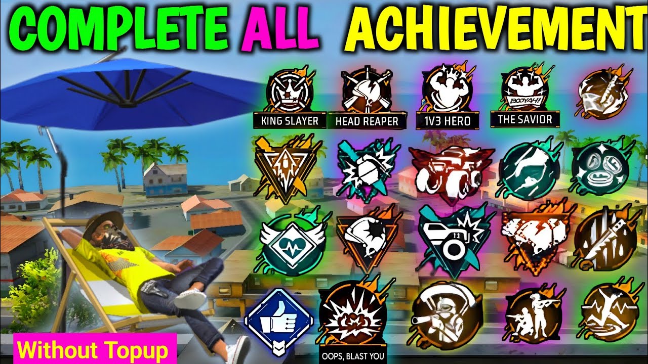 How To Complete Achievement In FF Without Topup || FF New Achievement ...