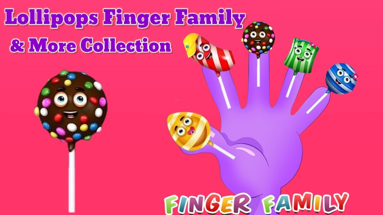 Lollipop Finger Family Collection | Lollipop Finger Family Songs | Top ...