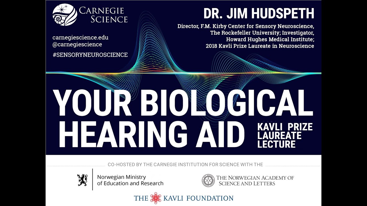 Our Biological Hearing Aid - Dr. Jim Hudspeth - Kavli Prize Laureate ...