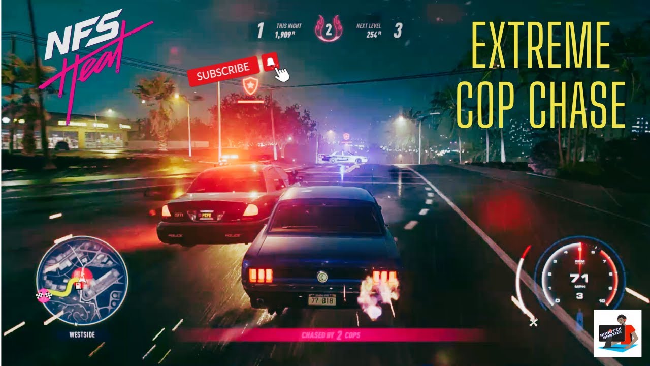 Extreme Cop Chase - NFS Heat - YouTube