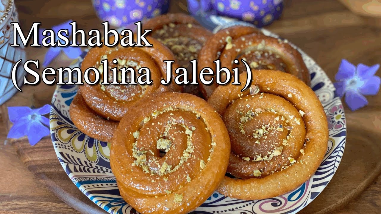 How to make Mashabak or Soji Jalebi #eidrecipe - YouTube