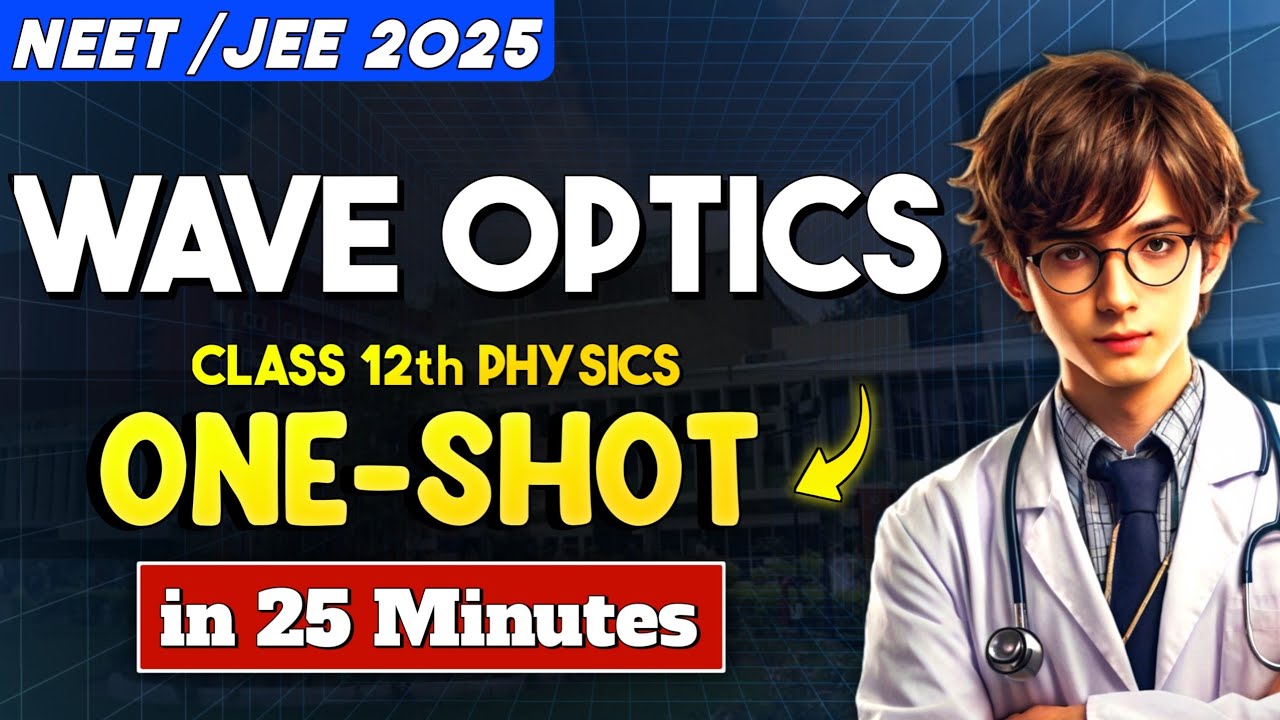 Complete WAVE OPTICS One Shot in 25 Minutes | Class 12 Physics Revision ...