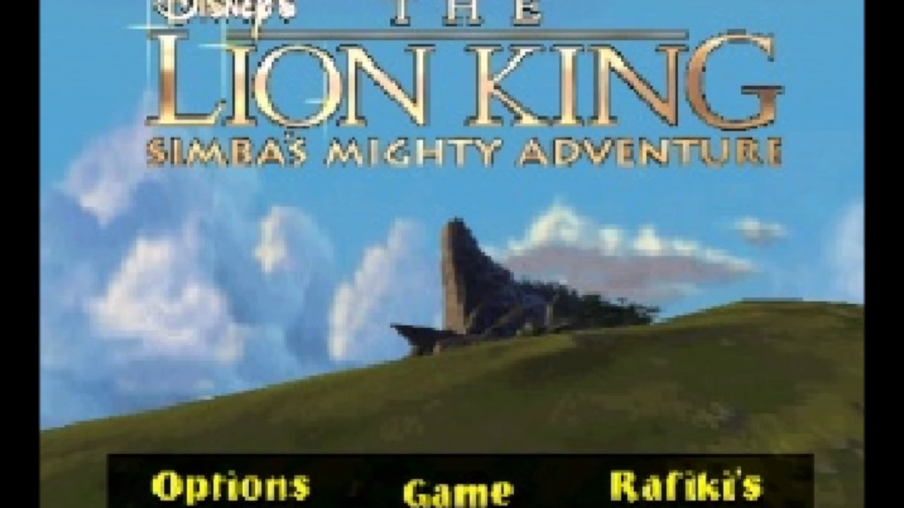 The Lion King Simba's Mighty Adventure Main Menu - YouTube